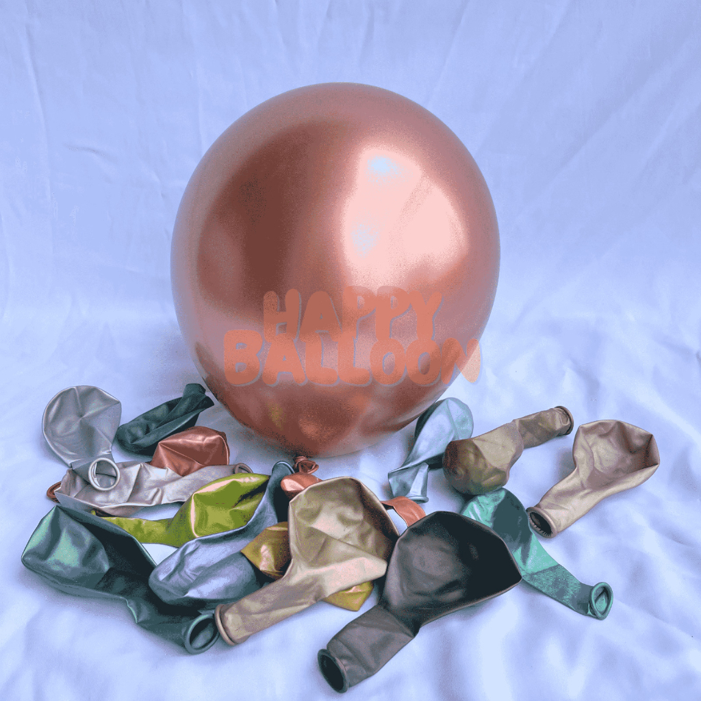 Jual HappyBalloon [Satuan] Balon Latex Chrome 12 inch (bukan doble ...