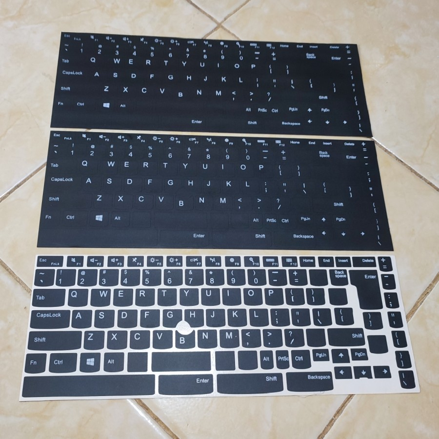 Jual Sticker Stiker Keyboard Lenovo Thinkpad 14" Komplit Bisa US, UE ...