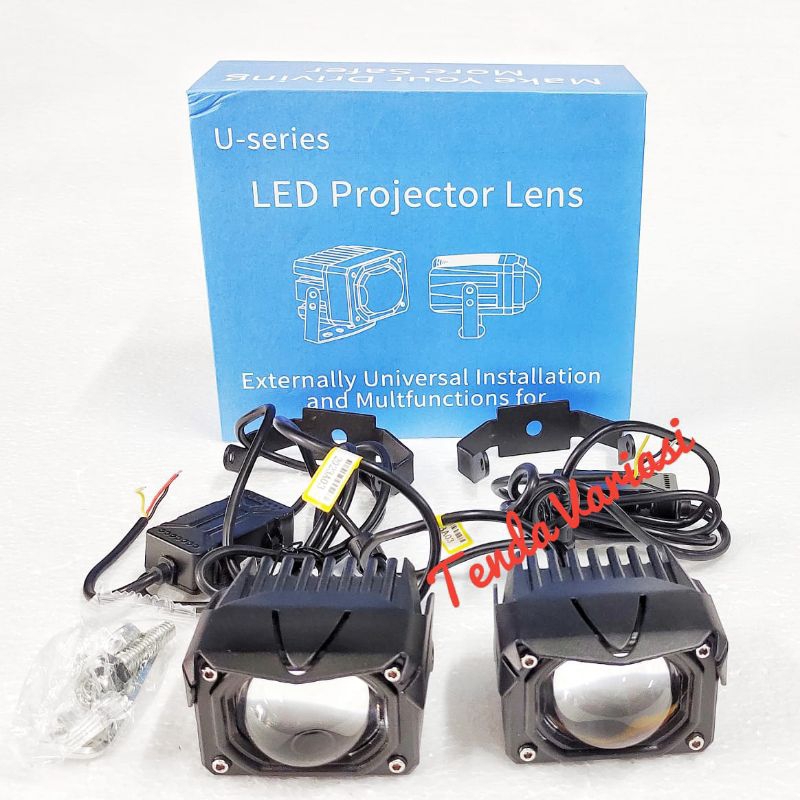 Jual Lampu sorot mini projie Universal LED CREE 20W 2warna ( putih ...