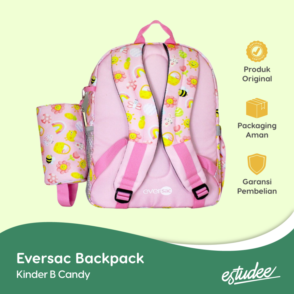 Jual Backpack Eversac Kinder B Candy | Shopee Indonesia