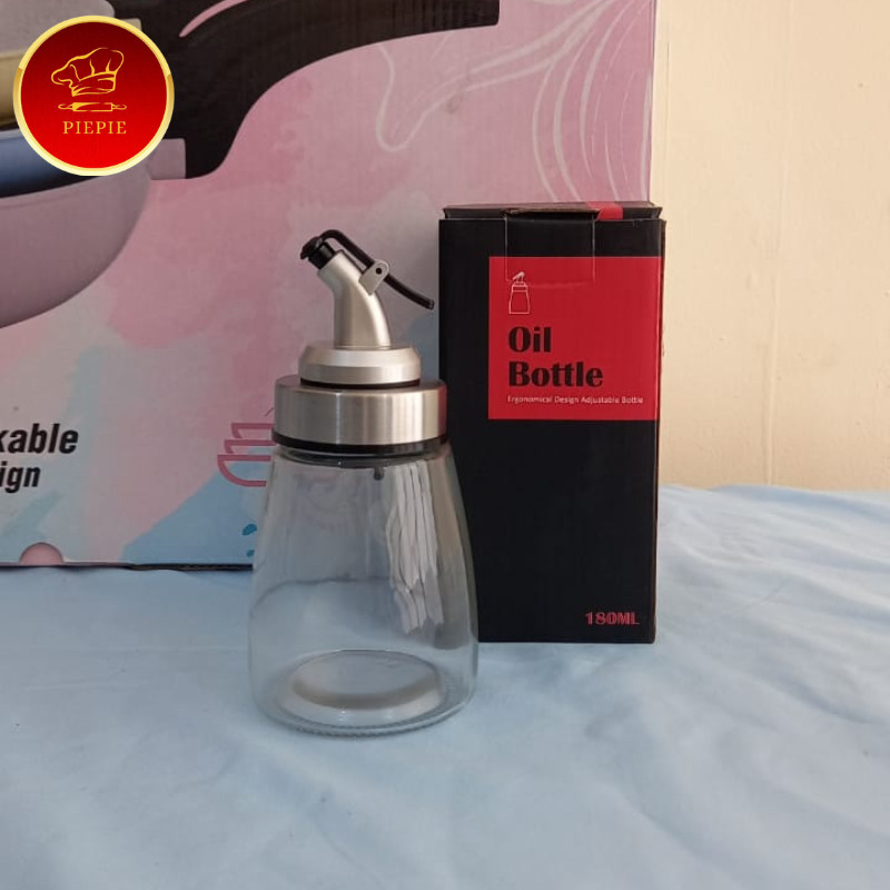 Jual Botol Minyak Olive Oil Kaca Bottle 180ml | Shopee Indonesia