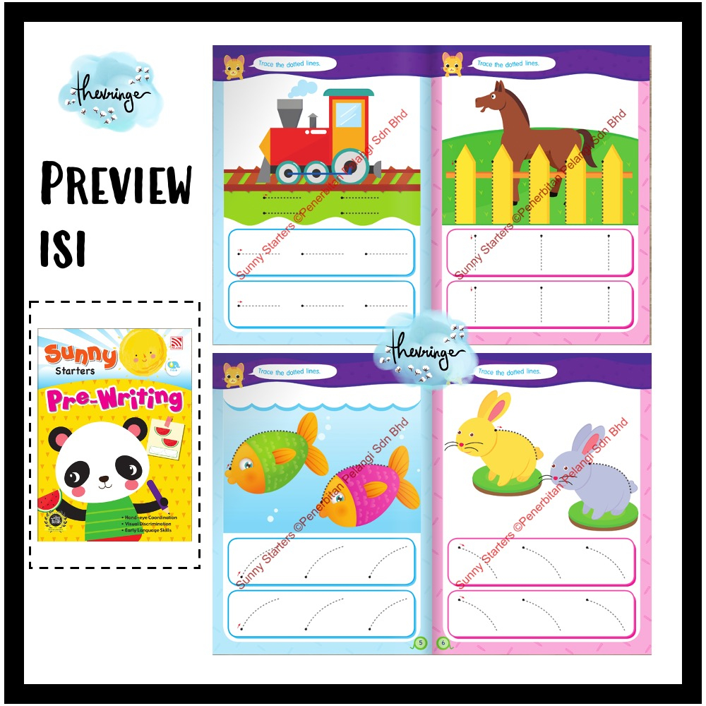 Jual Sunny Starters Pelangi Book Activity 2+ Pre Reading Writing Basic ...