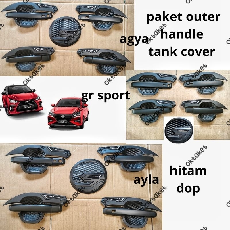 Jual paket outer handle tank cover Agya Ayla Gr Sport 2023 2024 2025 ...