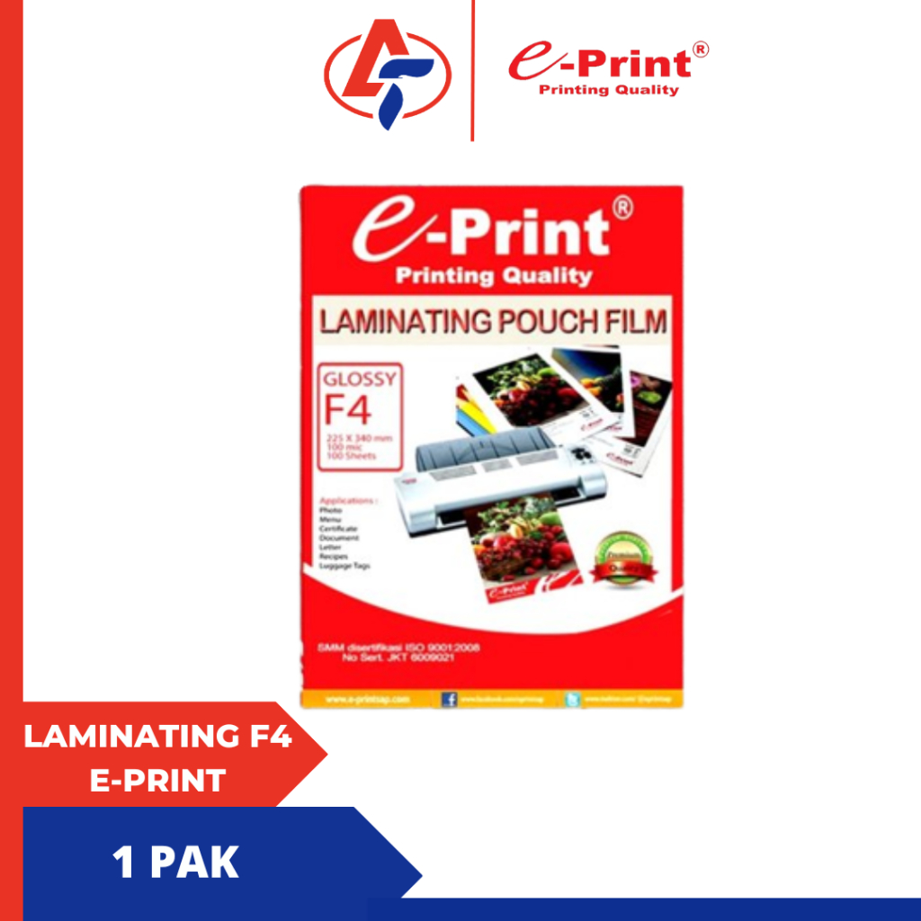 Jual Laminating E-Print F4 | Shopee Indonesia