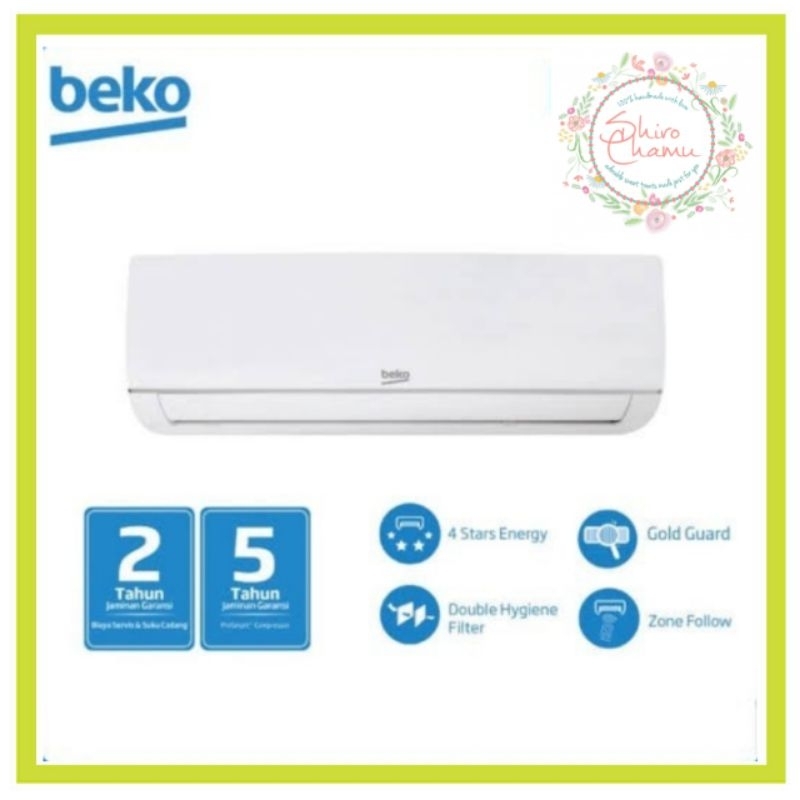 Jual Beko AC 0.5 PK BSFSA050 Air Conditioner BSFSA 050 1/2 PK Low Watt ...