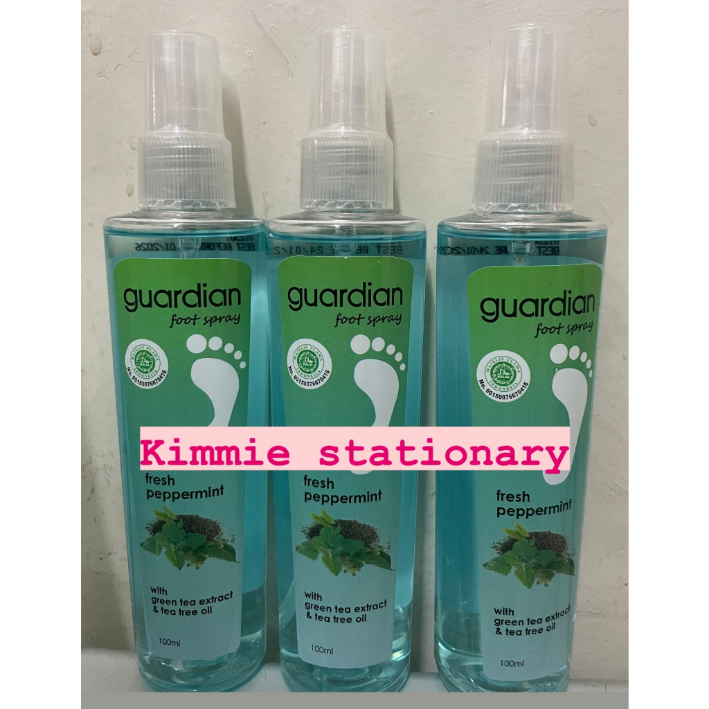 Jual GUARDIAN FOOT SPRAY FRESH PAPERMINT 100ML/SPRAY KAKI GUARDIAN ...