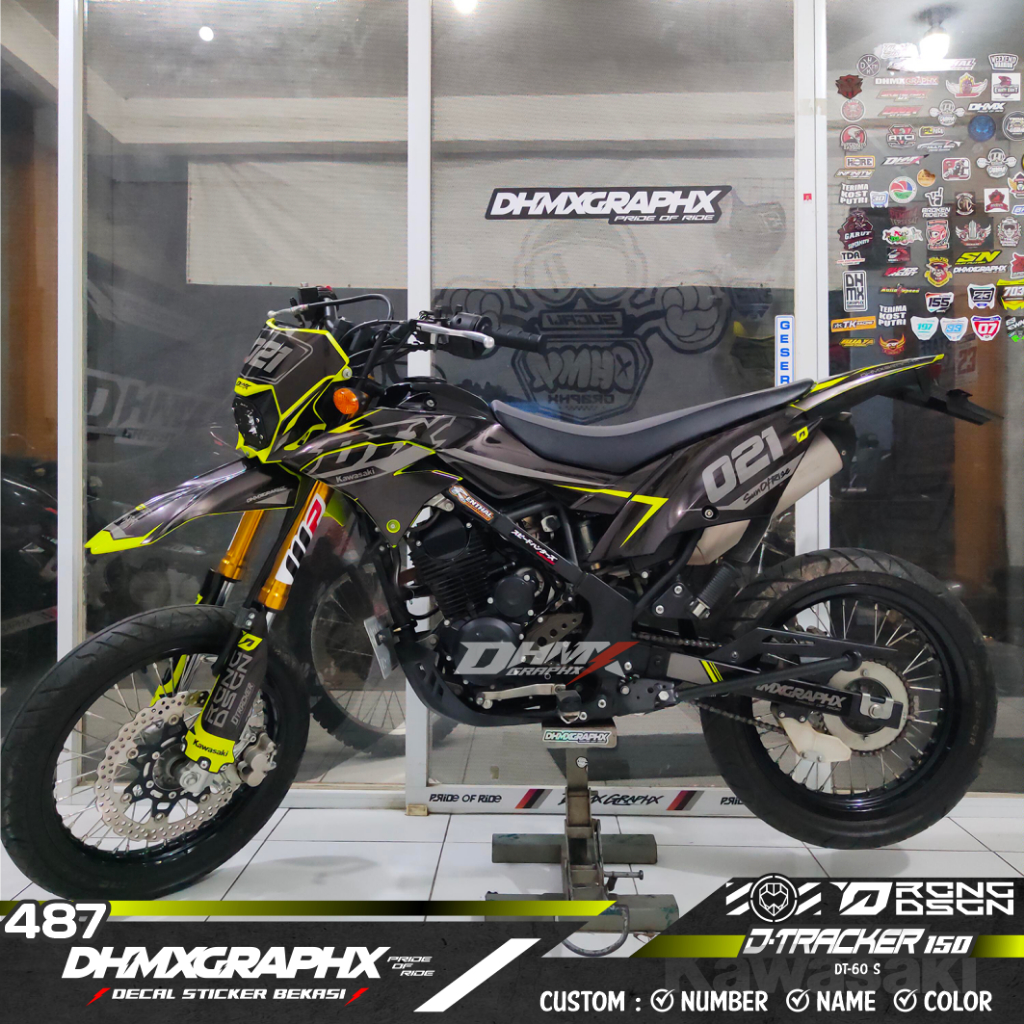 Jual DHMX Decal Sticker D Tracker D-Tracker 150 (DT-60 S) | Shopee Indonesia
