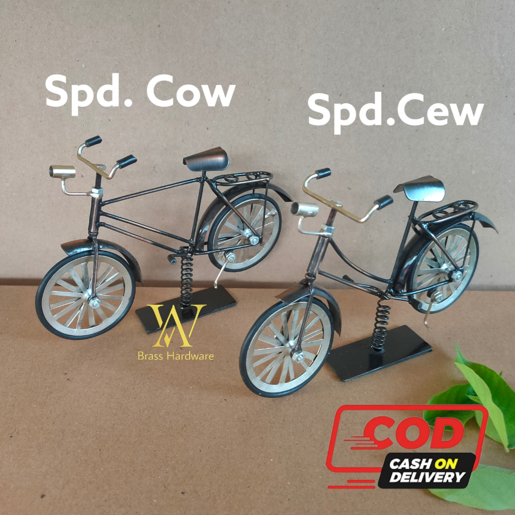 Jual Miniatur Sepeda Onthel Jawa Logam Dasboard Mobil 1 pcs | Shopee ...