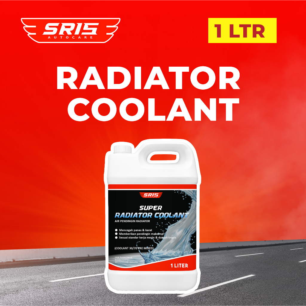 Jual SR15 Super Radiator Coolant Merah 1 Ltr Cairan Air Radiator Semua ...