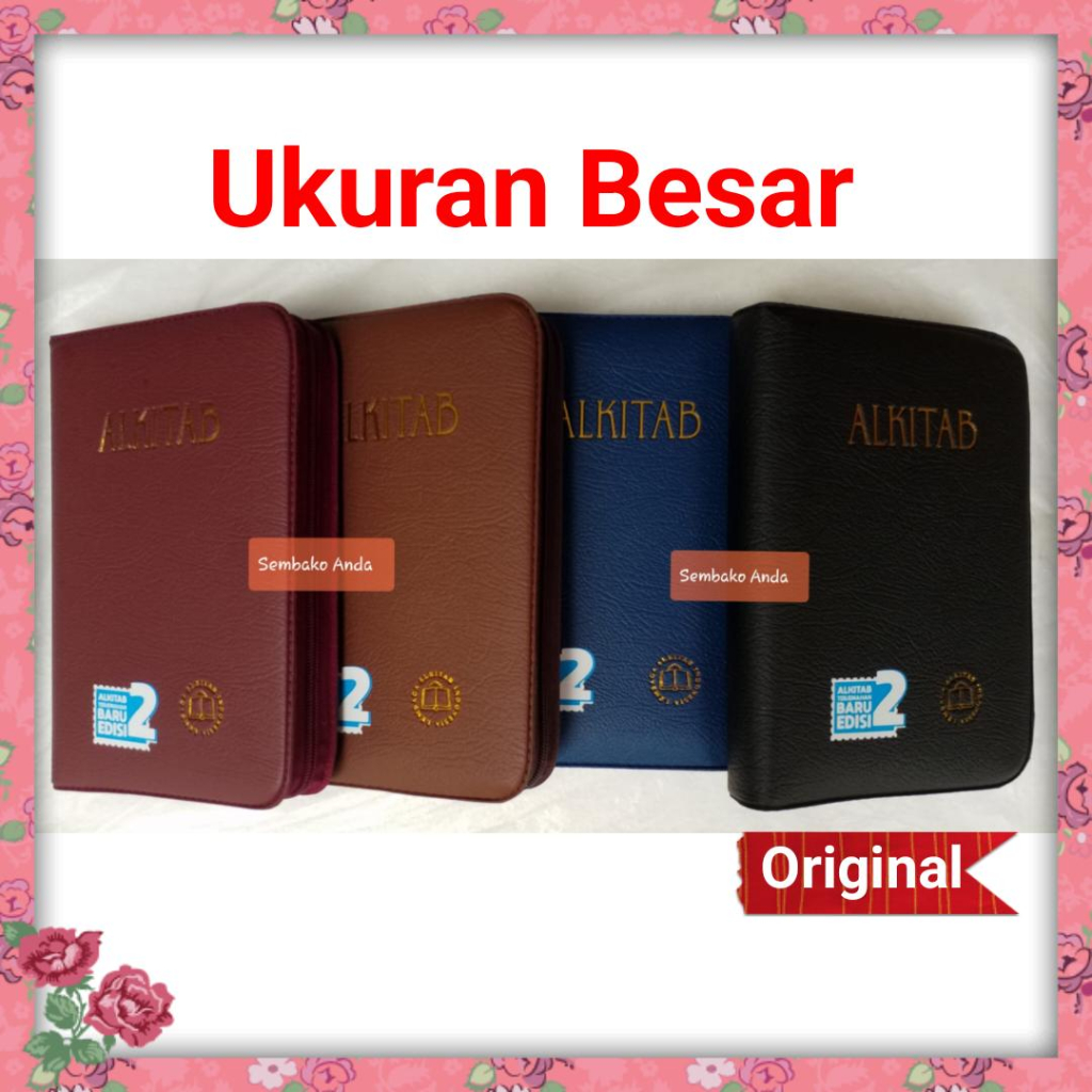 Jual Alkitab Ukuran Besar. Kristen. Terjemahan Baru Edisi 2. Sampul ...