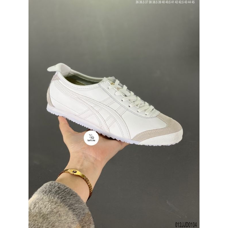 Jual Sepatu Onitsuka Mexico 66 Triple White Free Kaos Kaki | Shopee ...