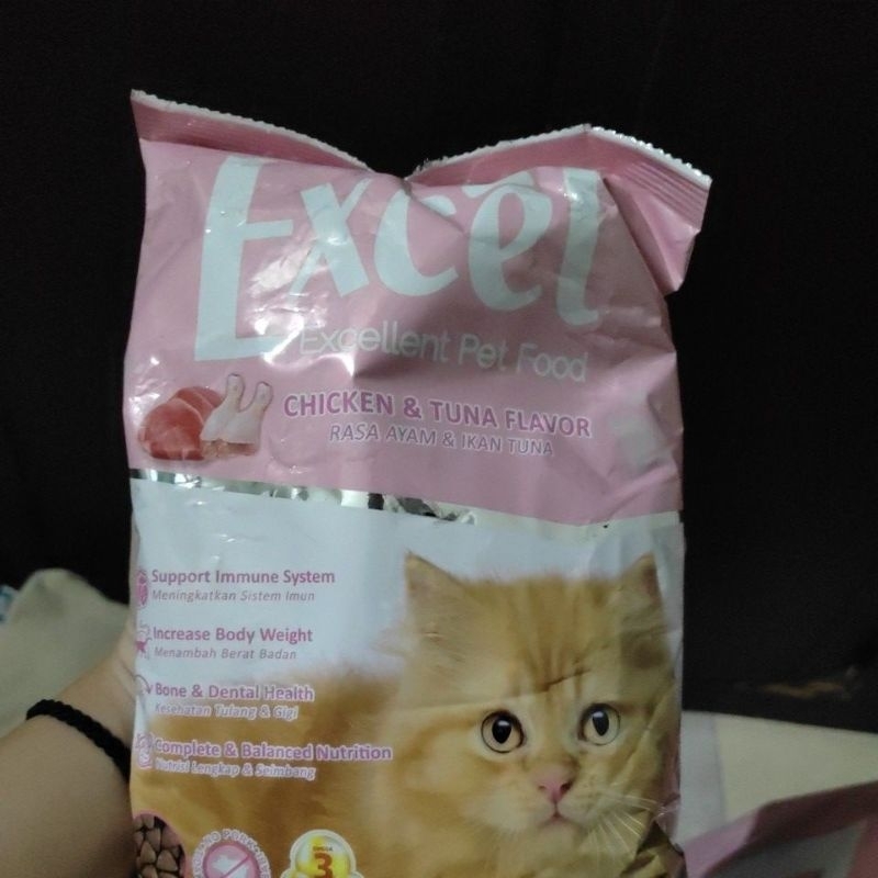 Jual excel 500gr chicken & tuna mother kitten | Shopee Indonesia