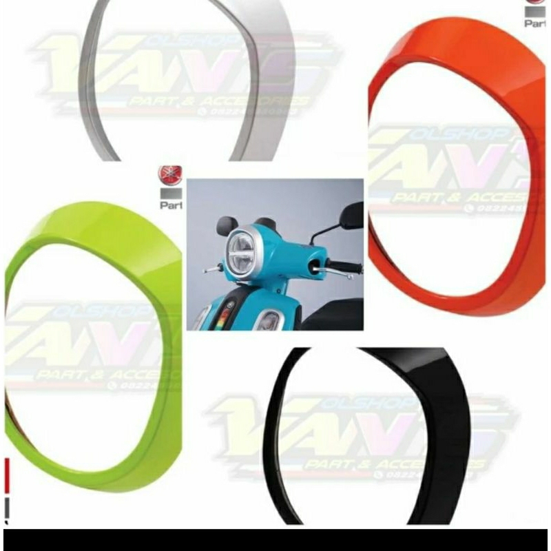 Jual Cover Lis lampu depan Headlamp Fazzio asli Original Yamaha Genuine ...