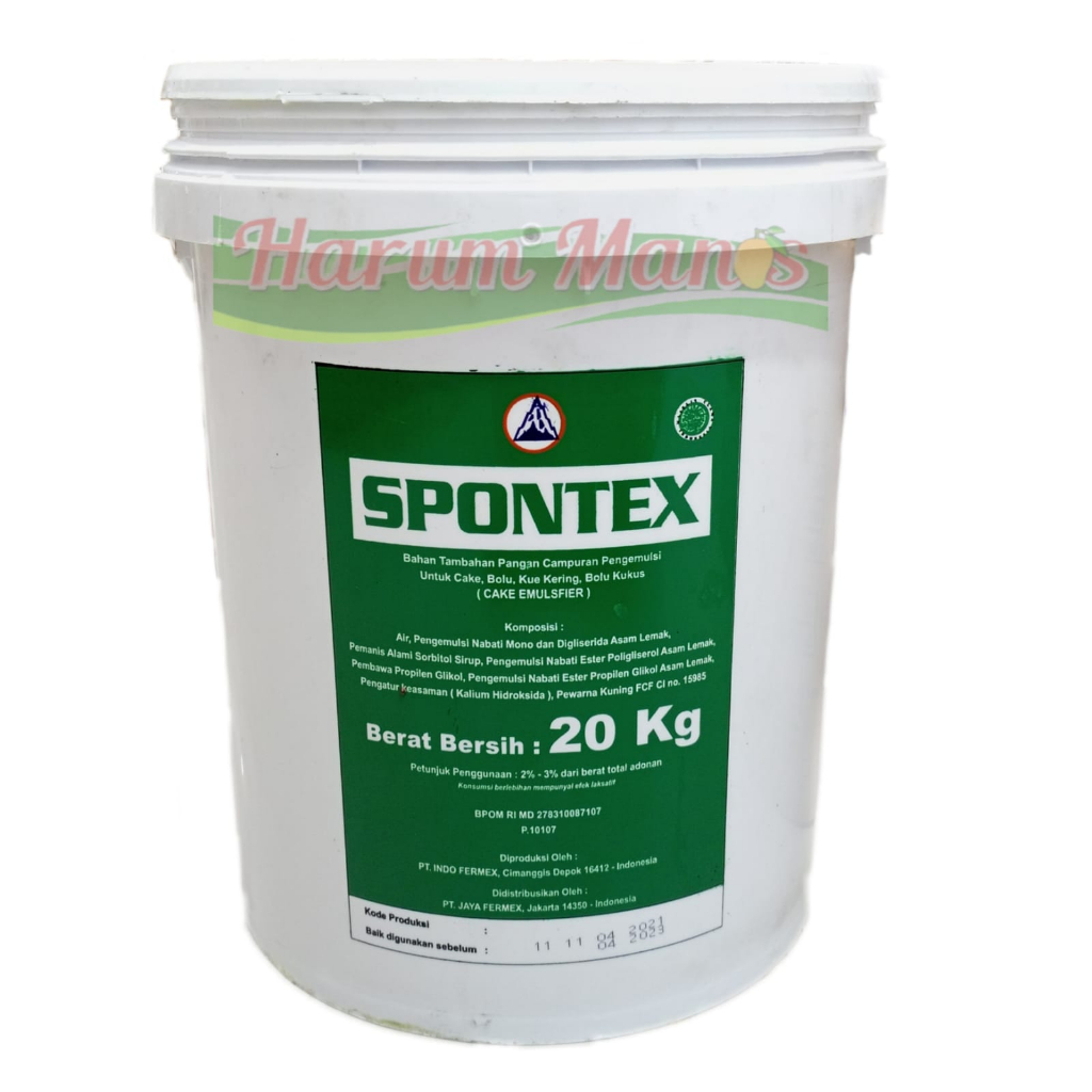 Jual SPONTEX/ PENGEMBANG KUE/ EMILSIFIER/ PELEMBUT BOLU/ PENGEMBANG ...