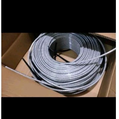 Jual Tali Kawat Baja Lapis Plastik PVC 5,5MM / Kabel Sling Lapis PVC 5,5MM made in Jepang ...