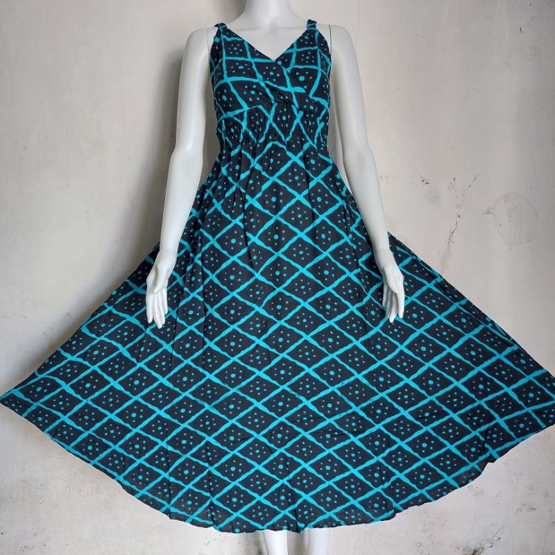 Jual Daster Yukensi Lobek/Dress Bali Singlet ( tanpa lengan)/Baju Tidur ...