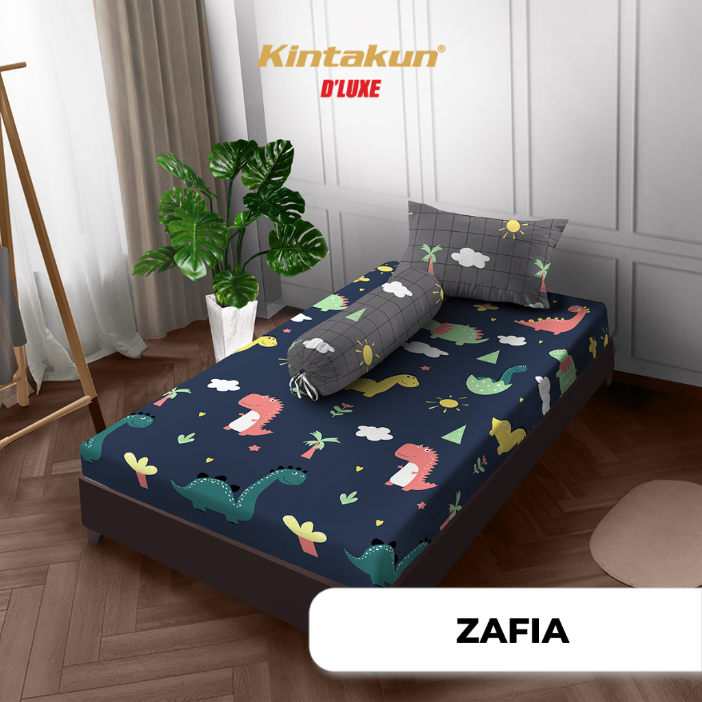 Jual Kintakun Sprei Set Fitted 90/100/120 Motif Zafia Kids and Youth ...