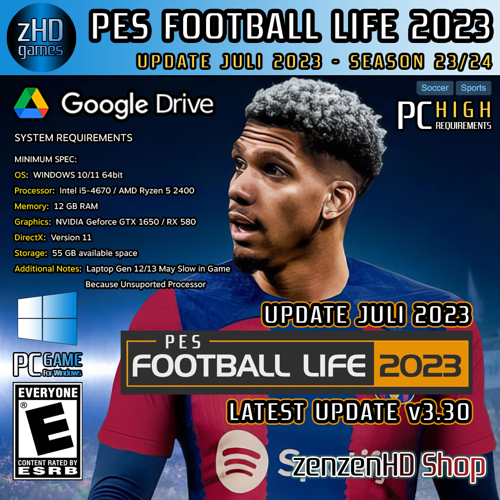 Jual 𝐏𝐄𝐒 𝐅𝐎𝐎𝐓𝐁𝐀𝐋𝐋 𝐋𝐈𝐅𝐄 𝟐𝟎𝟐𝟑 | Update Terbaru PC Games | Shopee Indonesia