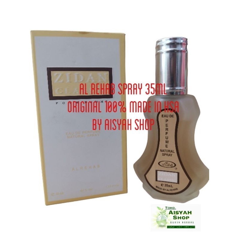 Jual AL REHAB ZIDAN CLASSIC 35ML ORIGINAL MADE IN KSA | Shopee Indonesia