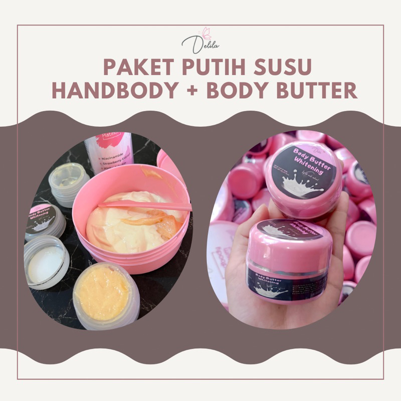 Jual PAKET INSTAN PUTIH SUSU (HANDBODY PLATINUM + BODY BUTTER) | Shopee ...