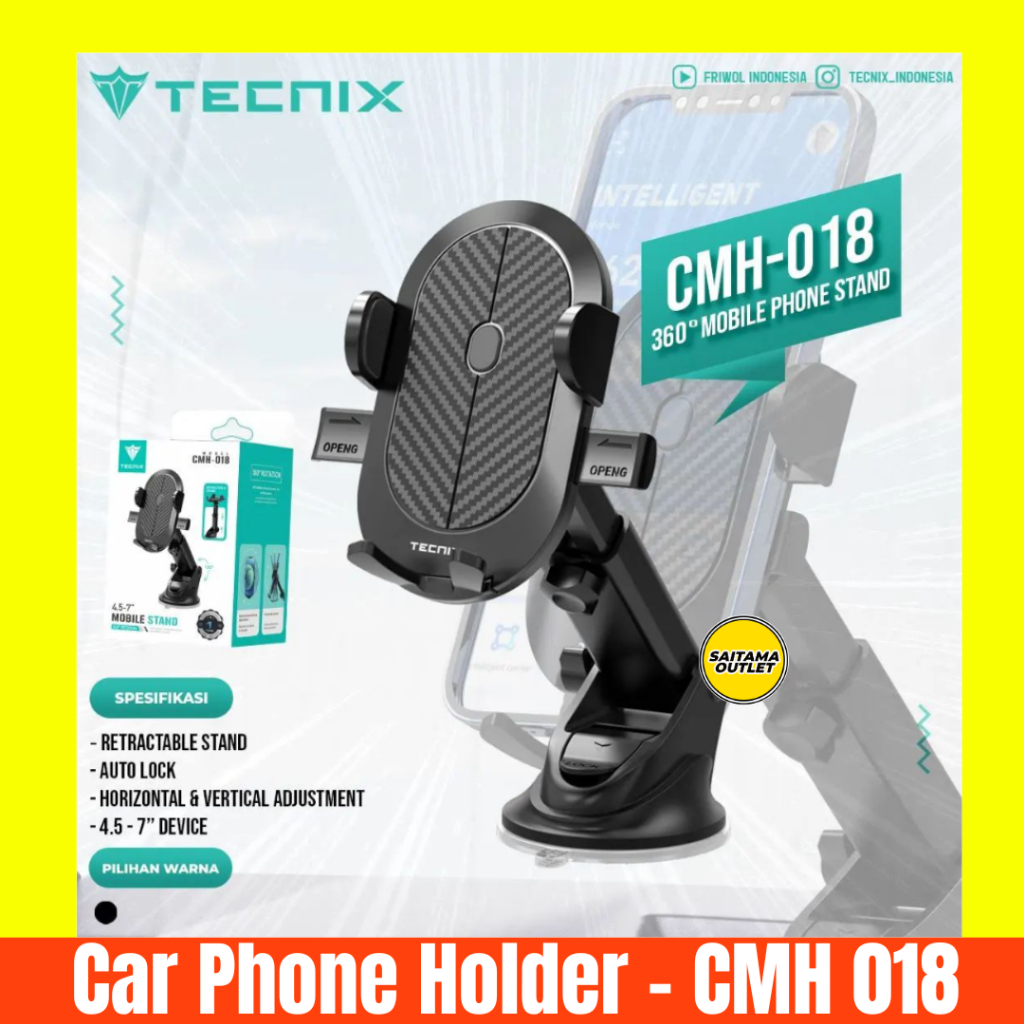 Jual Holder HP di mobil/ Mobile stand dashboard Tecnix CMH 018 - cmh ...