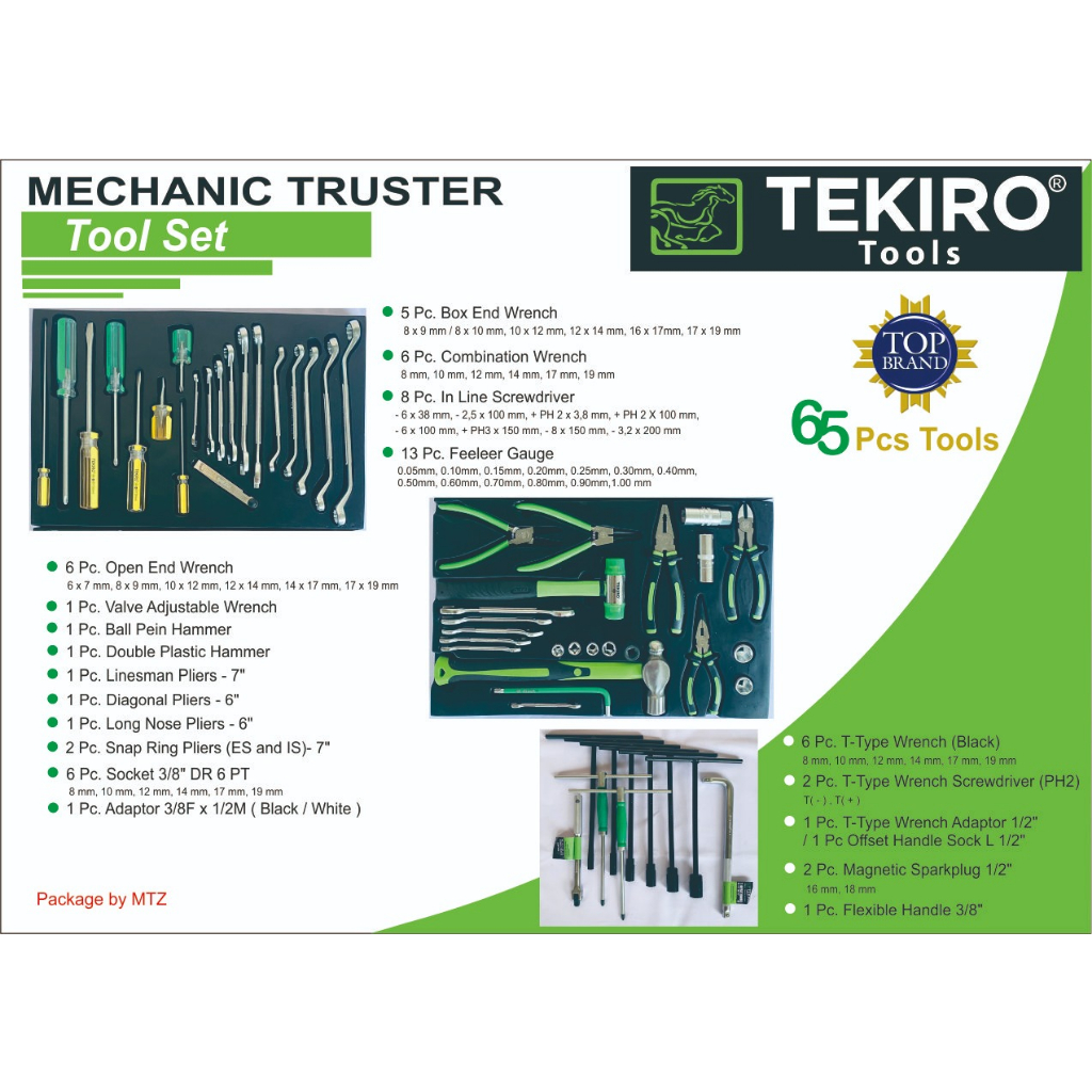 Jual Mechanic Truster TEKIRO / Kunci Set TEKIRO 100% ORIGINAL TERMURAH ...