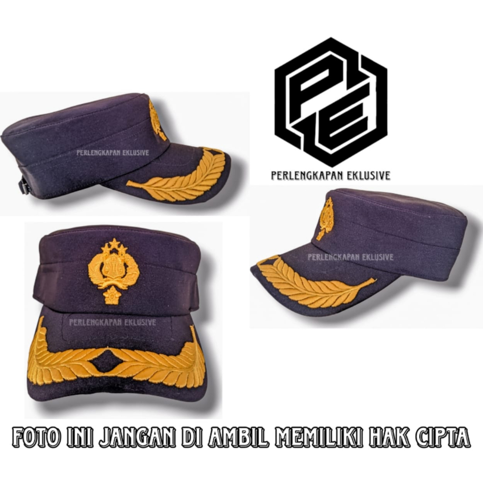 Jual TOPI KOMANDO KOMPOL = TOPI POLISI KOMPOL =TOPI POLRI KOMPOL ...