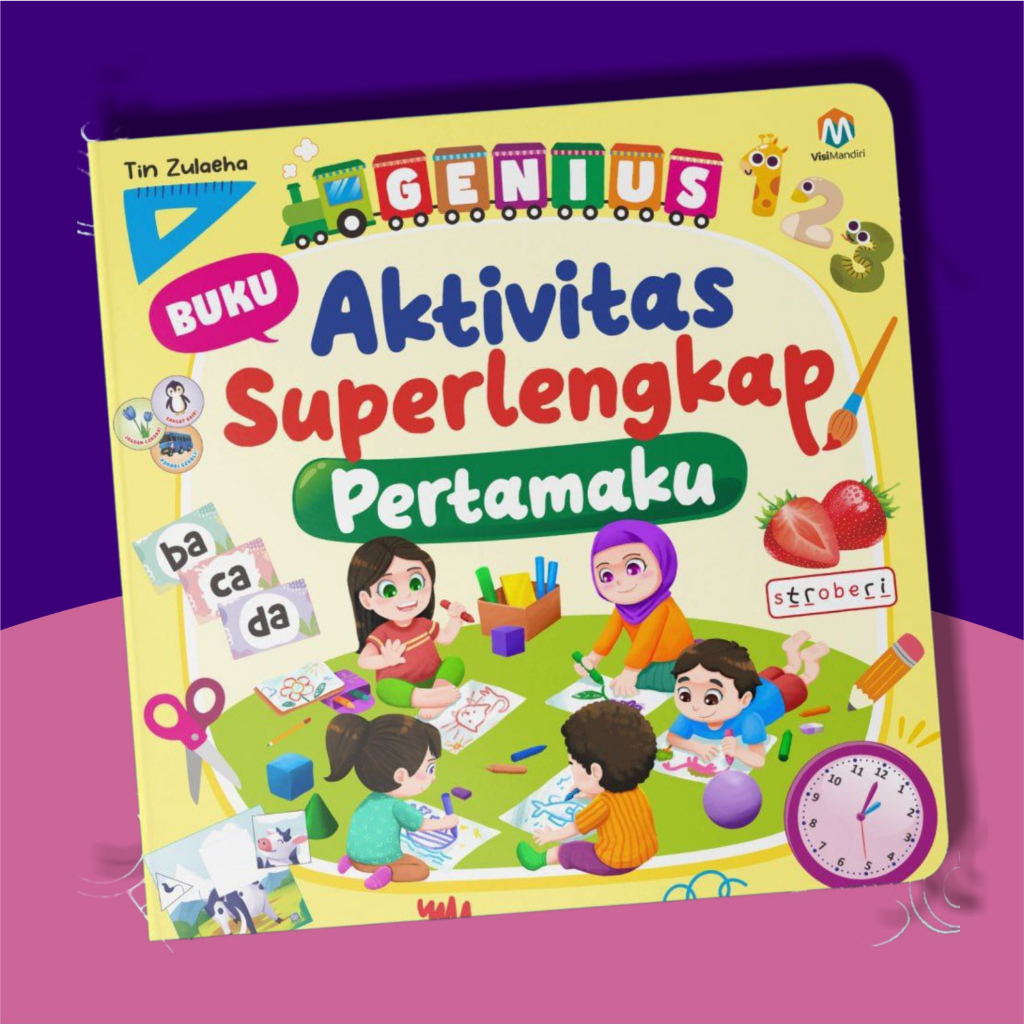 Jual New Cover Genius Buku Aktivitas Superlengkap Pertamaku: Asah Otak dan Motorik Si Kecil ...