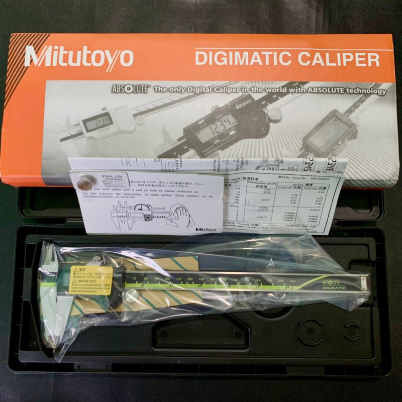 Jual Digimatic Caliper 0-200 mm Mitutoyo baru Sigmat Digital 8 inch | Shopee Indonesia