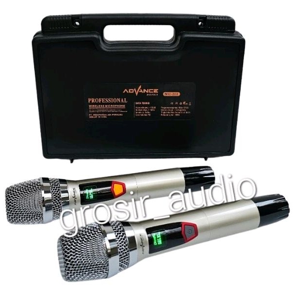 Jual MIC WIRELESS ADVANCE 202 203 ,MICROPHONE WIRELESS ADVANCE 203 202 ...