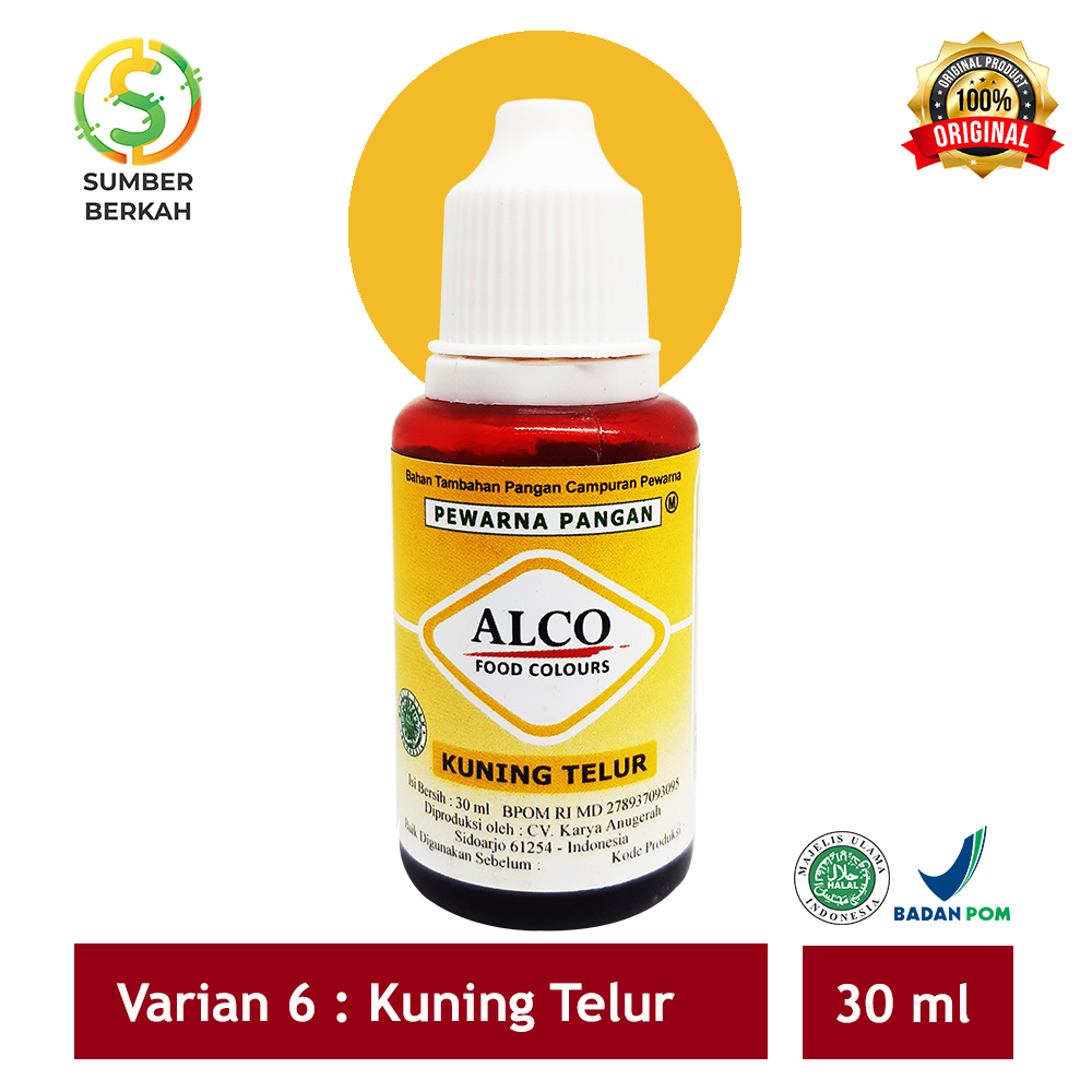 Jual Pewarna Makanan Kue ALCO 30 ml | Shopee Indonesia