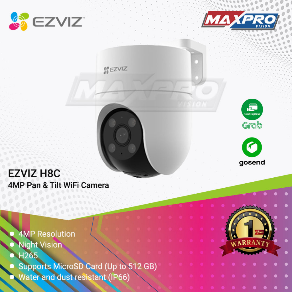Jual EZVIZ H8C 4MP - IP CAMERA SMART WIRELESS 4MP TWO WAY AUDIO ...