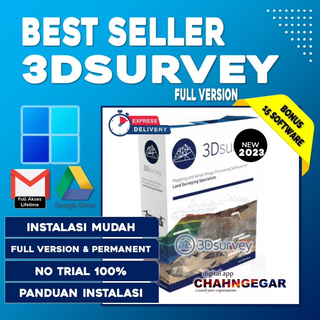 Jual 3Dsurvey 2025 v3.1.0 Full Version Software 3D Survey Photogrammetry Workflow Design Digital ...