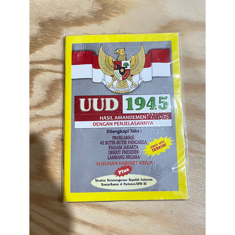 Jual Buku Pendidikan Uud 1945 Hasil Amandemen Dengan Penjelasannya Shopee Indonesia 