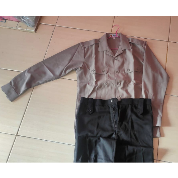 Jual SERAGAM PDH LENGAN PANJANG POLRI - SATPAM - PDLSUS | Shopee Indonesia