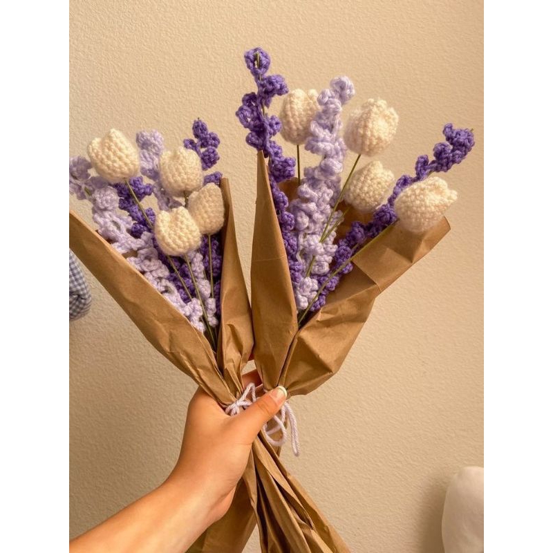 Jual Crochet Flower Bouquet / Buket Bunga Rajut / Buket Bunga Wisuda ...