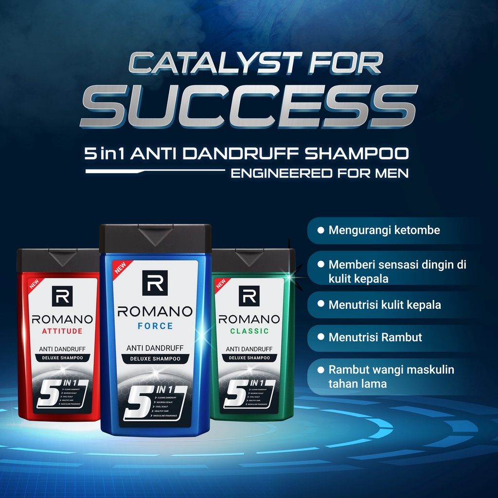 Jual Romano Shampoo Anti-Dandruff 170ml | Shopee Indonesia