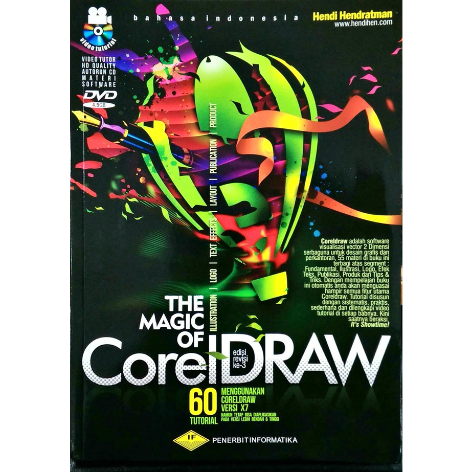 Jual Buku The Magic Of Corel Draw Edisi Revisi Ke-3 | Shopee Indonesia