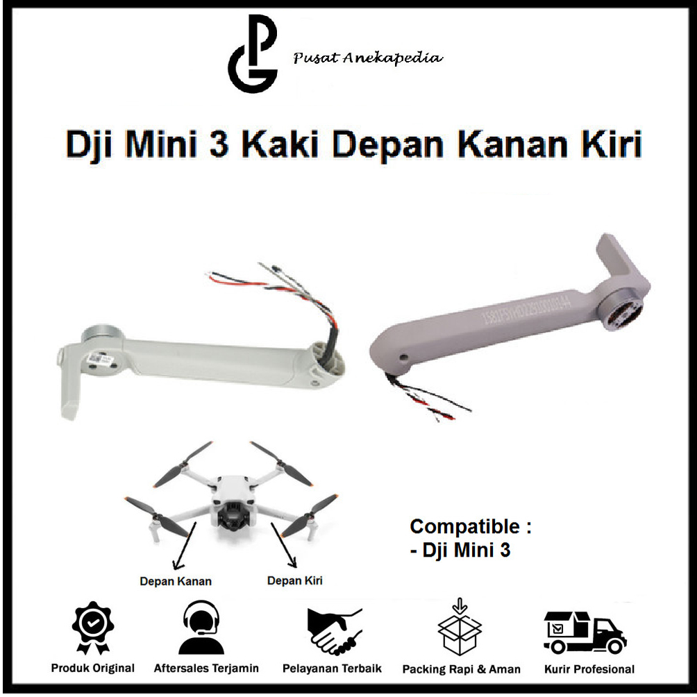 Jual Dji Mini 3 Kaki Depan Kanan Kiri Original - Dji Mini 3 Front Lift ...