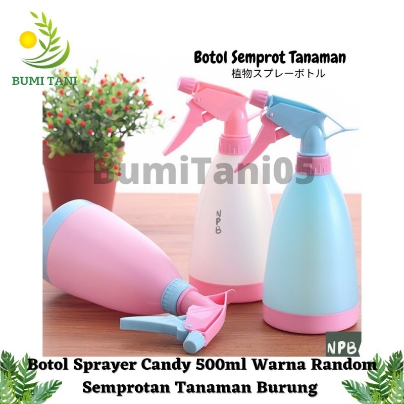 Jual Sprayer Semprotan Air 500ml Semprotan Tanaman Bunga/Burung Warna ...