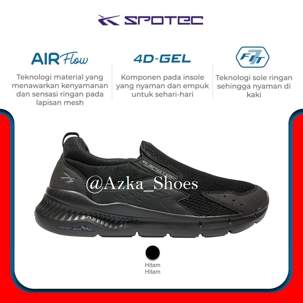 Jual SPOTEC ALPINE | Sepatu Walking Slip on | Sepatu Santai | Sepatu ...