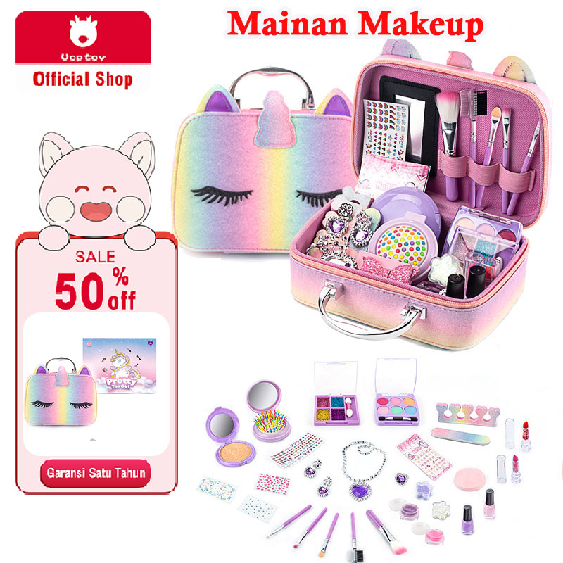 Jual Uoptoy Mainan Make Up Bag Mermaid Alat Rias Anak Fungsi Real ...