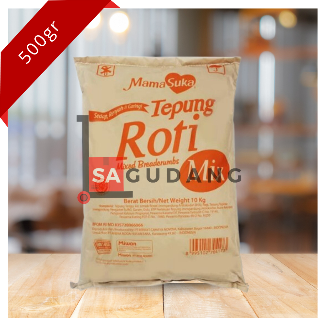 Jual Tepung Roti Mamasuka Mixed Breadcrumbs Panir Panko Kuning Putih ...