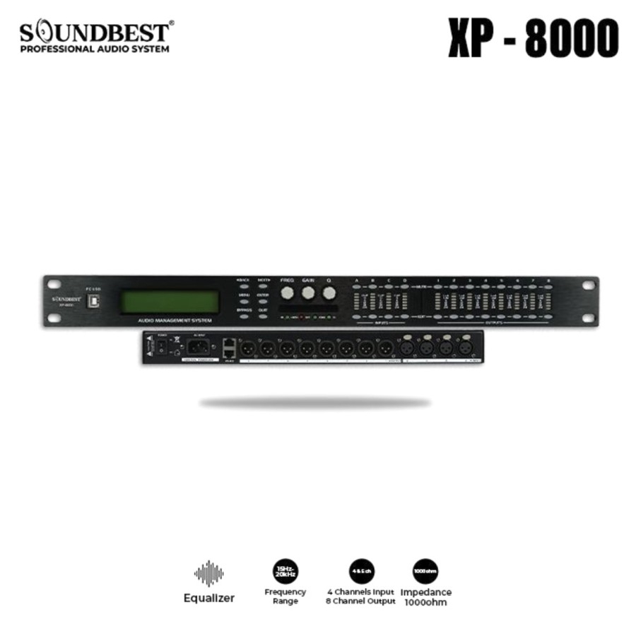 Jual Speaker Management Soundbest XP 8000 Original SOUNDBEST XP8000 | Shopee Indonesia