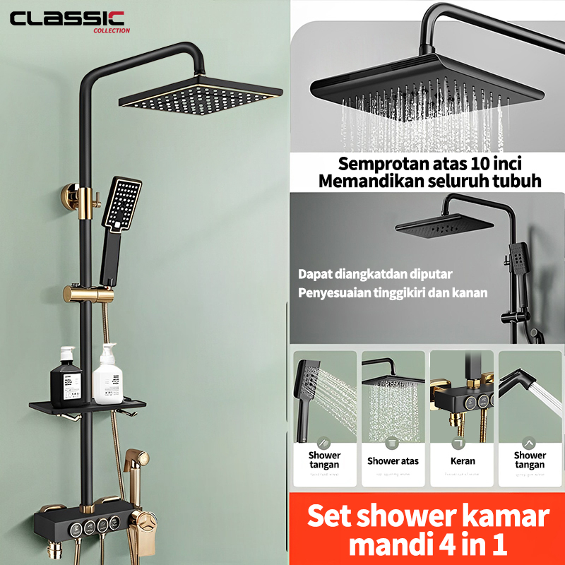 Jual Shower set 4 Fungsi Panas-Dingin Dengan Faucet/Shower Kamar Mandi ...