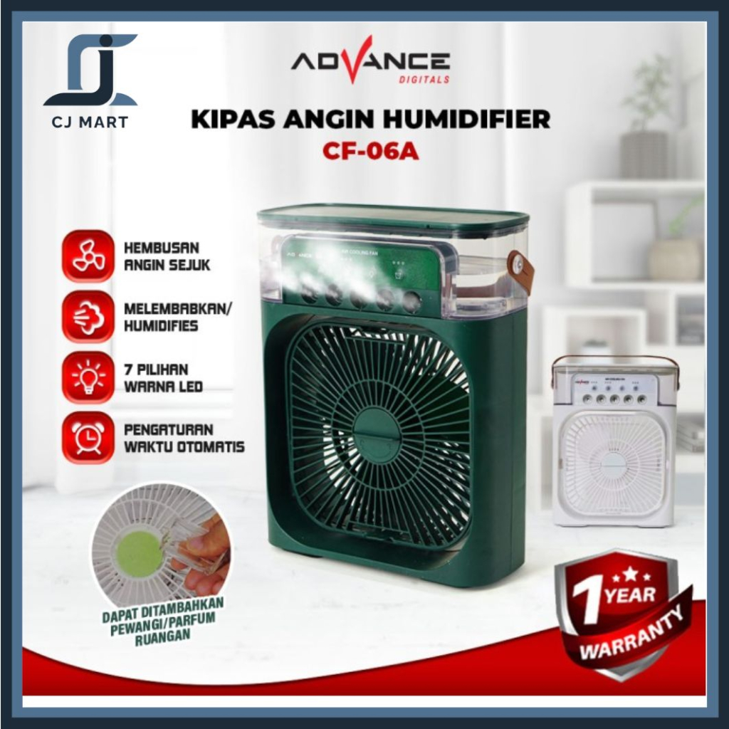 Jual Kipas Pendingin Advance CF-06A Mini AC Portabel Air Cooler Mini | Shopee Indonesia