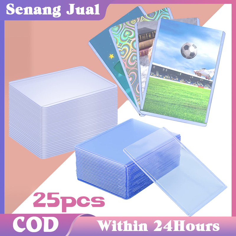 Jual 25Pcs Toploader Card Protector Transparan / Card Sleeve Pokemon ...