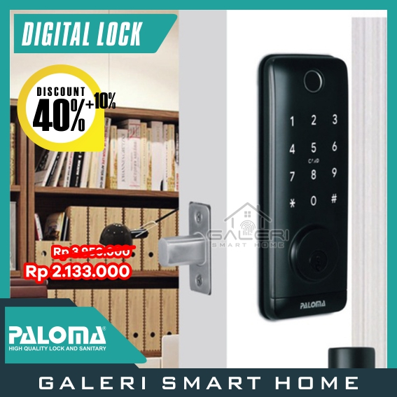 Jual Digital Lock PALOMA DLP 4101 Kunci Elektronik Kunci Digital Smart ...