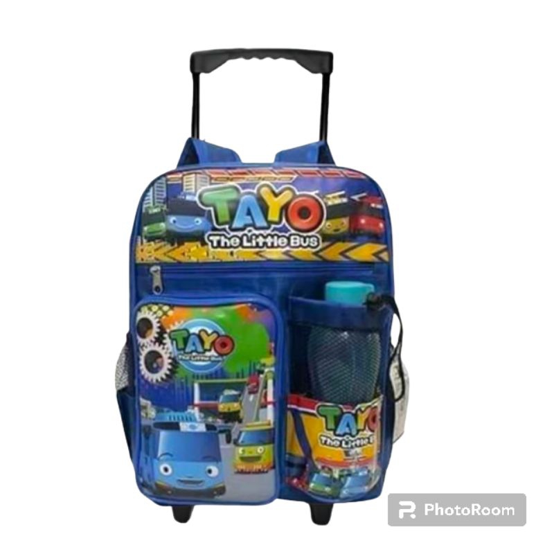 Jual DBS TROLLY TAYO Tas Ransel Backpack Sekolah Anak TK SD Model Motif Karakter Kartun Tayo ...