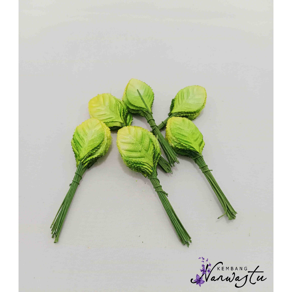 Jual (+- 144 Pcs) Daun kawat Craft Artificial / Daun Kawat (Harga/Pack ...